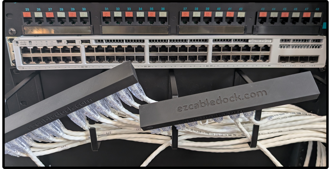 EZ Cable Dock - Simplify Ethernet Switch Replacements | Patent Pending